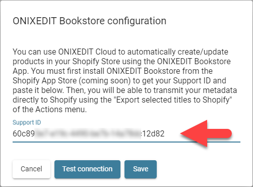 Use ONIXEDIT Bookstore with ONIXEDIT Cloud